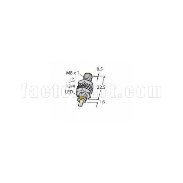 BI2-M08K-AP6X - TURCK - Inductive proximity sensor |Factomart BI2-M08K-AP6X - TURCK - Inductive proximity sensor |Factomart