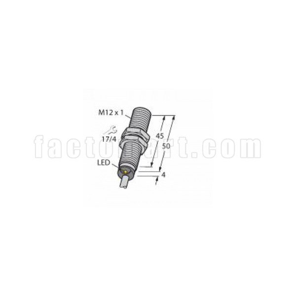 BI2-M12-AN6X - TURCK - Inductive proximity sensor |Factomart BI2-M12-AN6X - TURCK - Inductive proximity sensor |Factomart